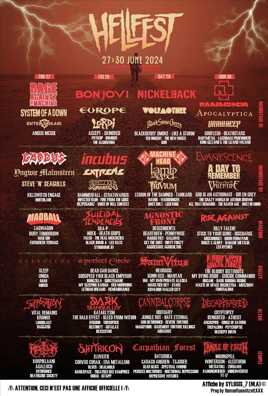 HF 2024 : à vos affiches! - Page 4 - Hellfest 2024 - Hellfest - Forum