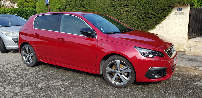 Ma 308 GT Line 2018 EAT8 rouge ultimate | Forum Peugeot